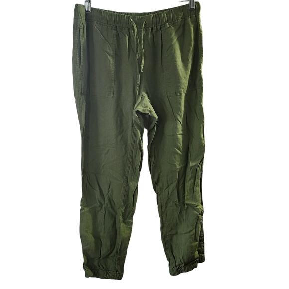 Love Tree | Pants & Jumpsuits | Love Tree Army Green Baggy Pull On ...